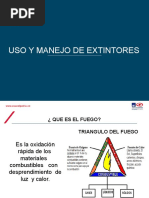 Triptico - Programa Emergencias - Uso Extintores | PDF | Salud y bienestar