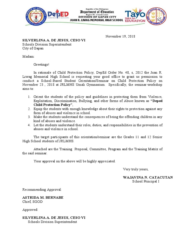 PROPOSAL On Child Protection Policy | PDF | Violence | Injustice