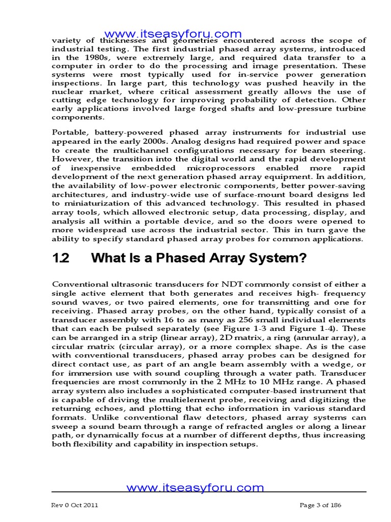 PCN Phased Array Ultrasonic Testing Material - 6 | PDF | Ultrasound ...
