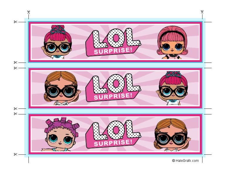 Lol Surprise Water Bottle Labels | PDF
