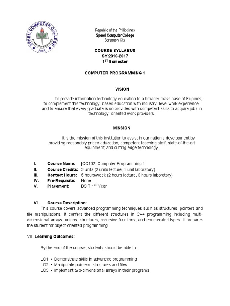 (CC102) Comprog1 | Download Free PDF | C++ | Internet