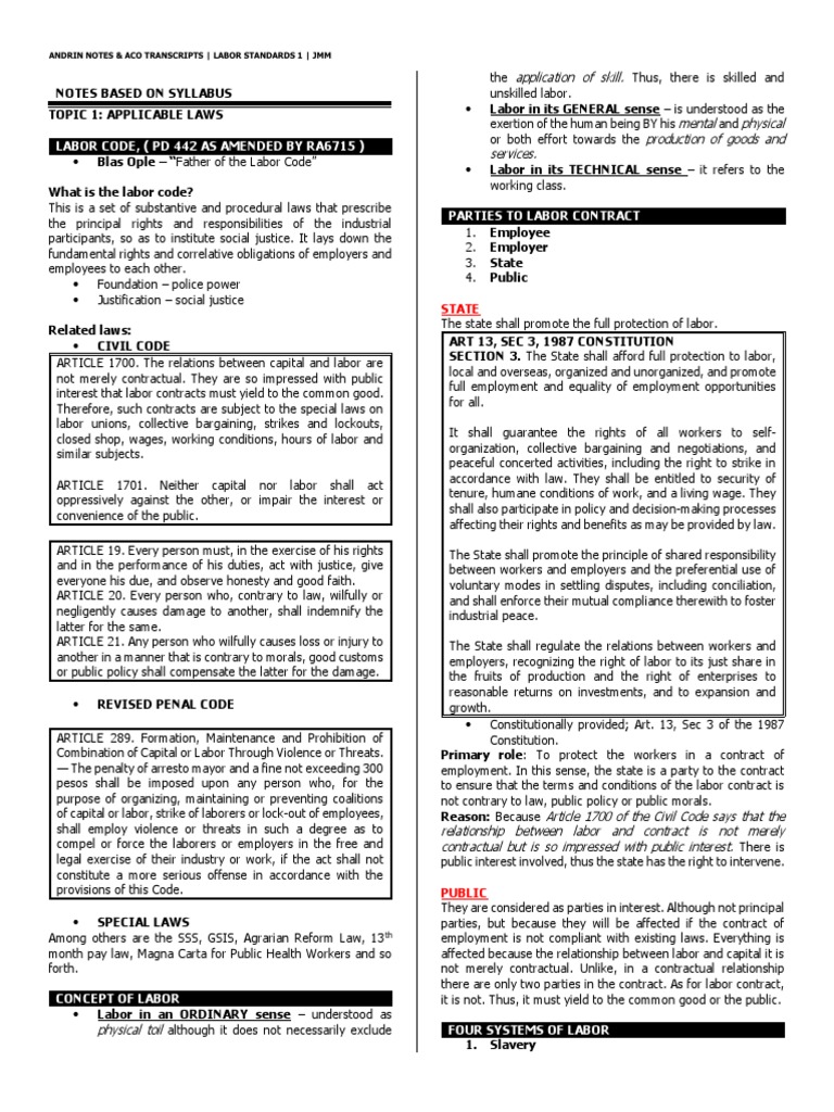LS Module 1-7 Pre-Recorded | PDF | Labour Law | Employment