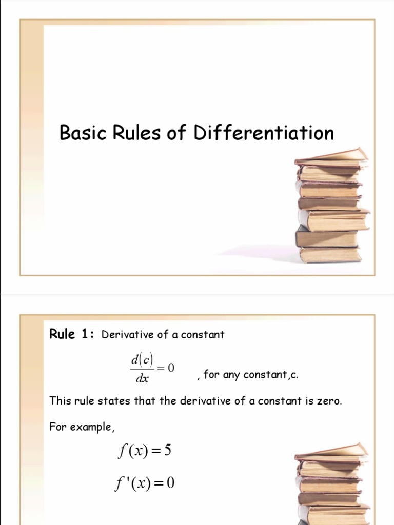 Calculus Differentiation Basics | PDF | Slope | Tangent