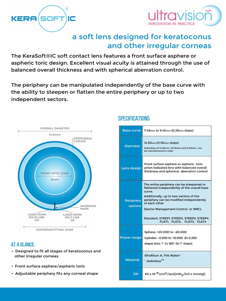 A Soft Lens Designed For Keratoconus and Other Irregular Corneas | PDF ...