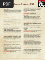 Conditions DND 5R 2024 Cheat Sheet | PDF