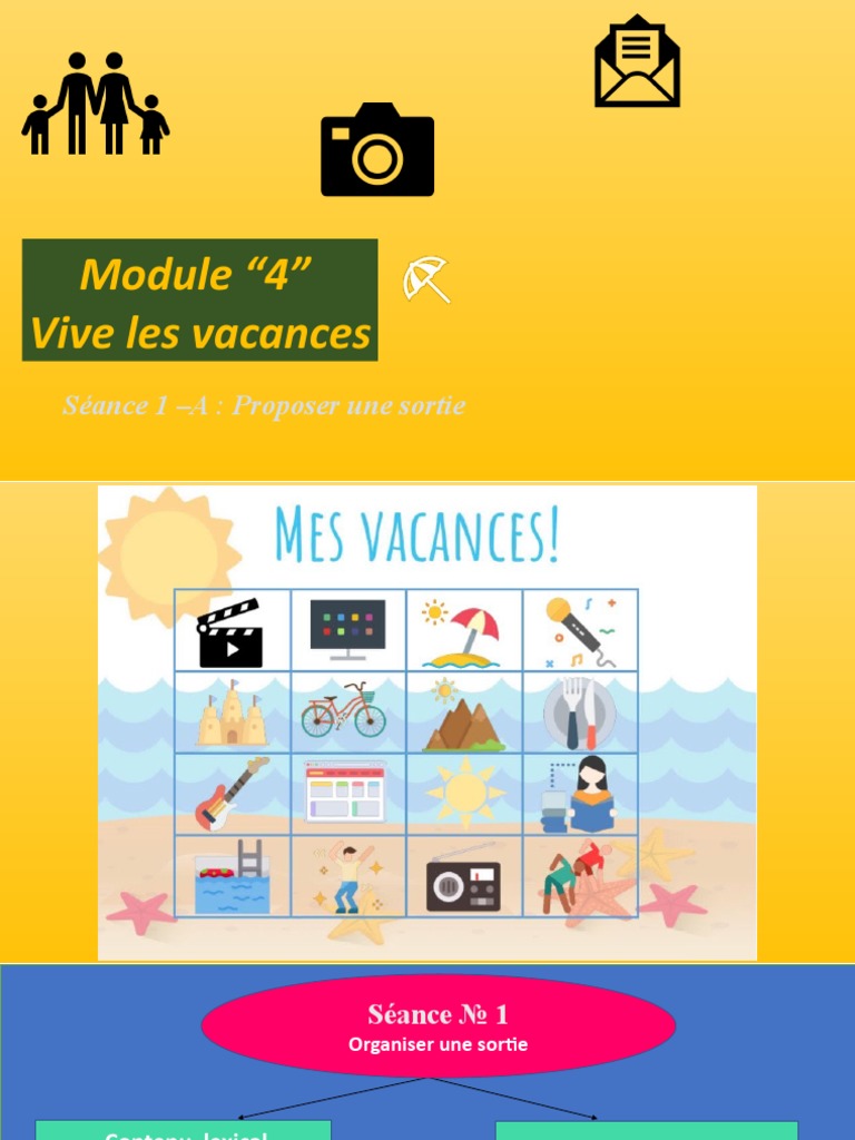 Organiser Une Sortie | PDF | Verbe