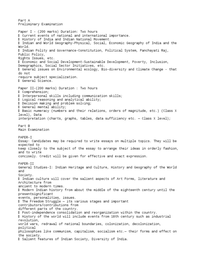 Upsc Syllabus | PDF | Governance | Value (Ethics)