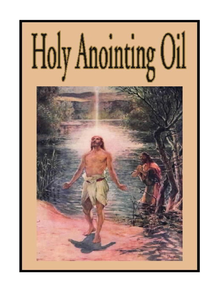 Holy Anointing Oil | PDF | Anointing | Cinnamon