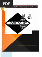 Structure of Moot Court | PDF | Note (Typography) | Virtue