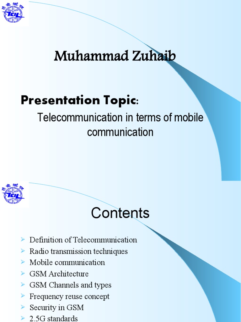 Zuhaib Presentation On GSM | PDF | General Packet Radio Service | High Speed Packet Access