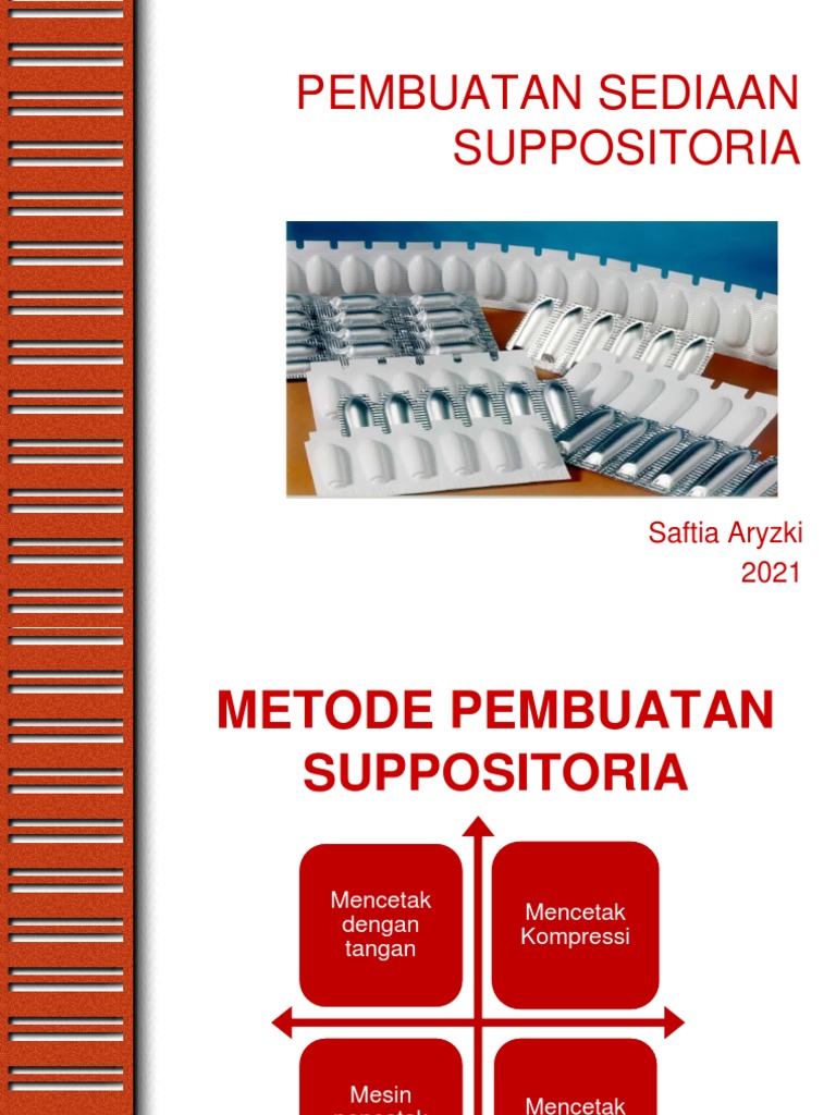 P10. Pembuatan Sediaan Suppositoria 2021 | PDF
