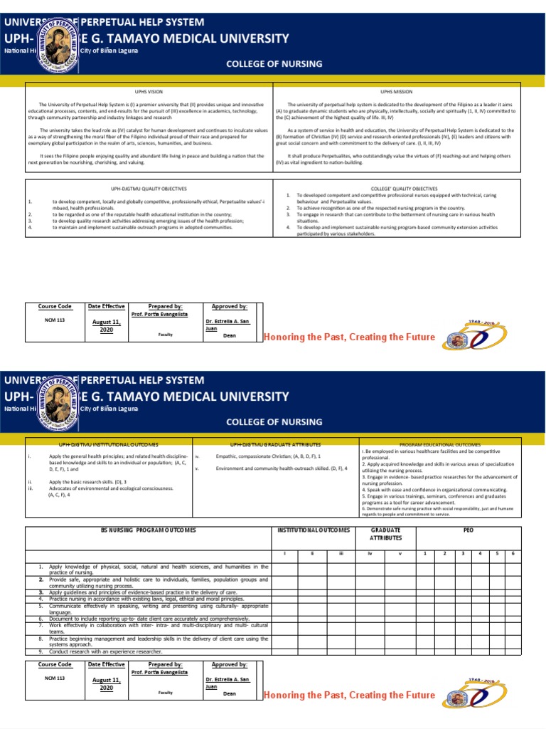 Uph-Dr. Jose G. Tamayo Medical University: University of Perpetual Help ...