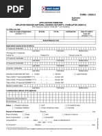 HDFC HUF Declaration | PDF