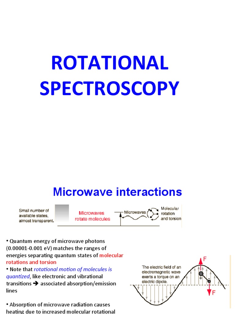 Rotational | PDF | Diatomic Molecule | Absorption Spectroscopy