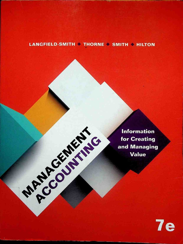 Management Accounting 7e | PDF