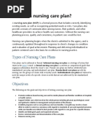 NANDA Nursing Care Plan Template | PDF | Self-Improvement | Wellness