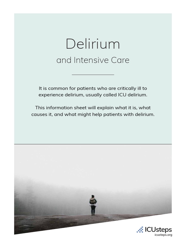 Delirium: and Intensive Care | PDF | Intensive Care Medicine ...