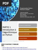 Cours d'initiation à Python PDF | PDF | Compilateur | Langage de programmation