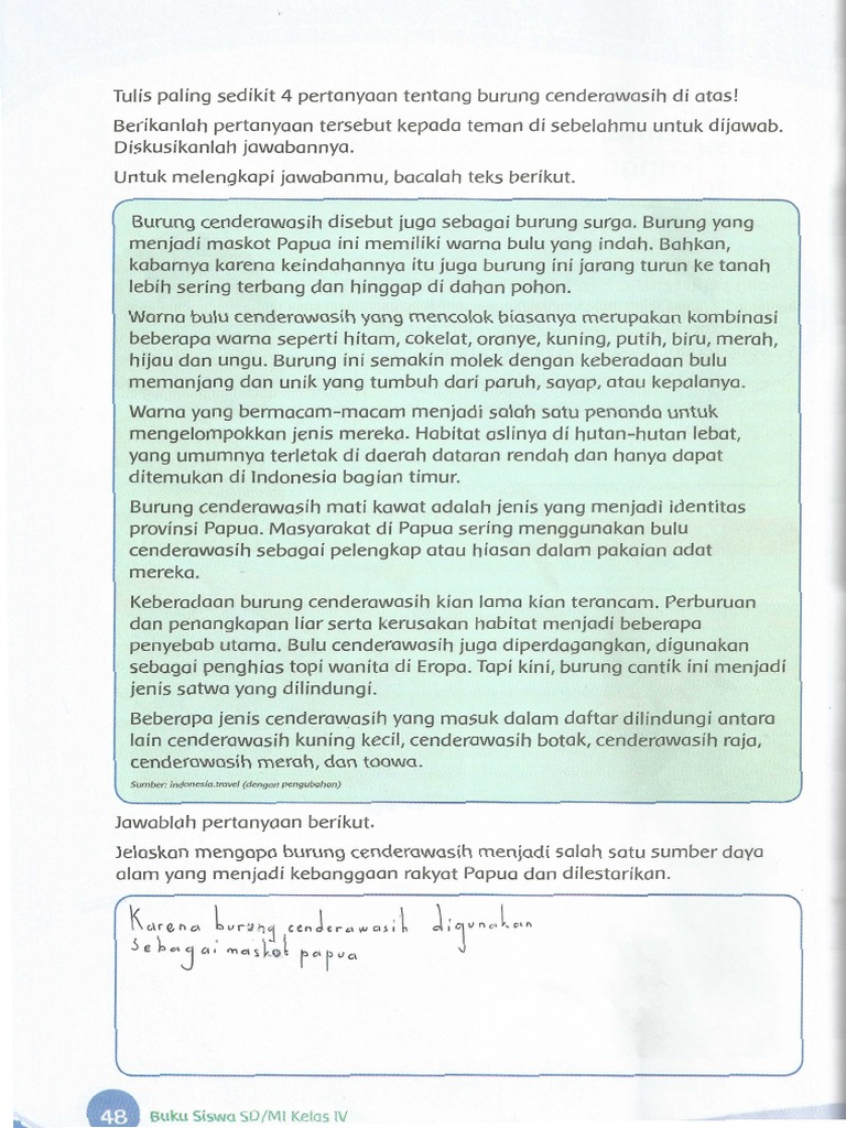 Khalisha Buku Tema 3 Hal 48 - 52 | PDF