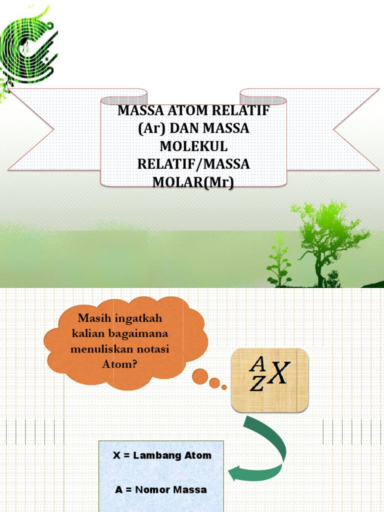 Ar dan Mr dalam Kimia: Penjelasan Dasar | PDF