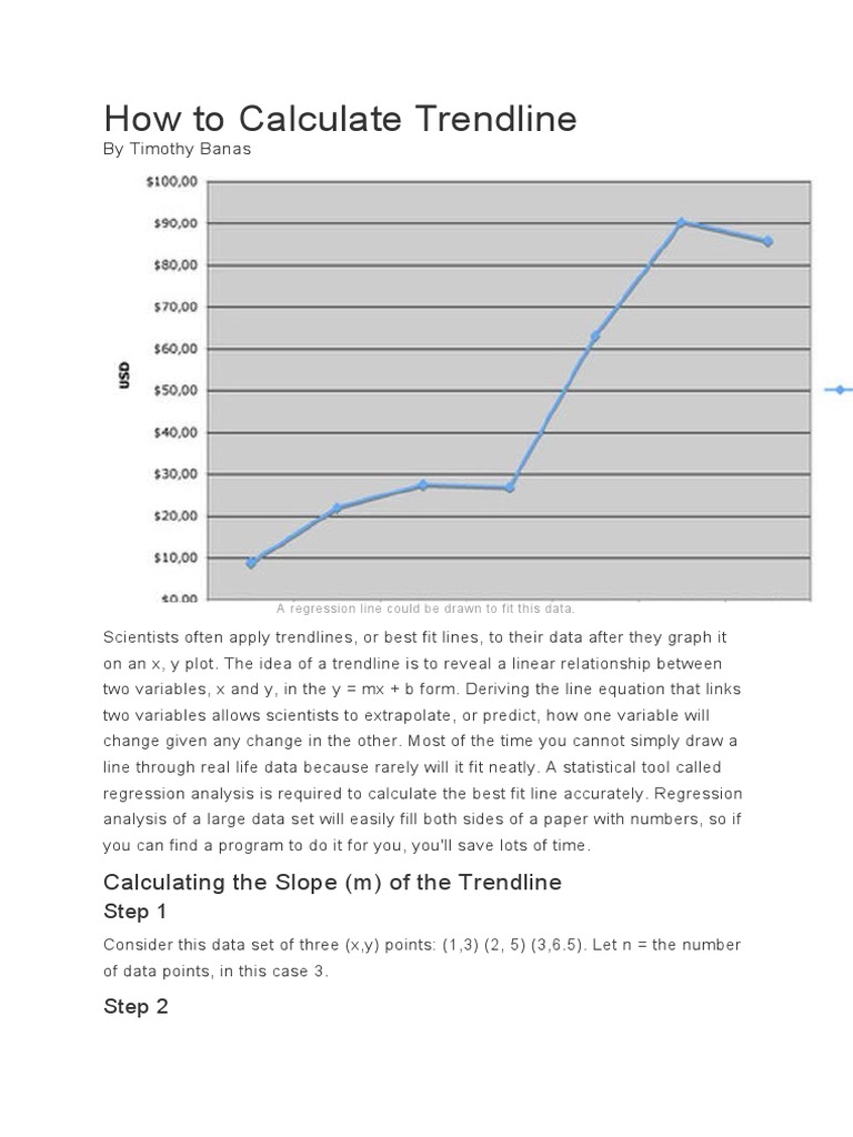 How To Calculate Trendline | PDF