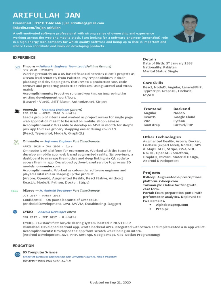 Arif - CV | PDF | Web Application | Android (Operating System)