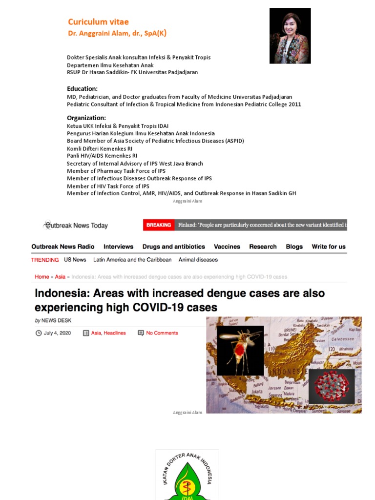Infeksi Dengue Dan Cocid 19 | PDF | Medical Specialties | Public Health