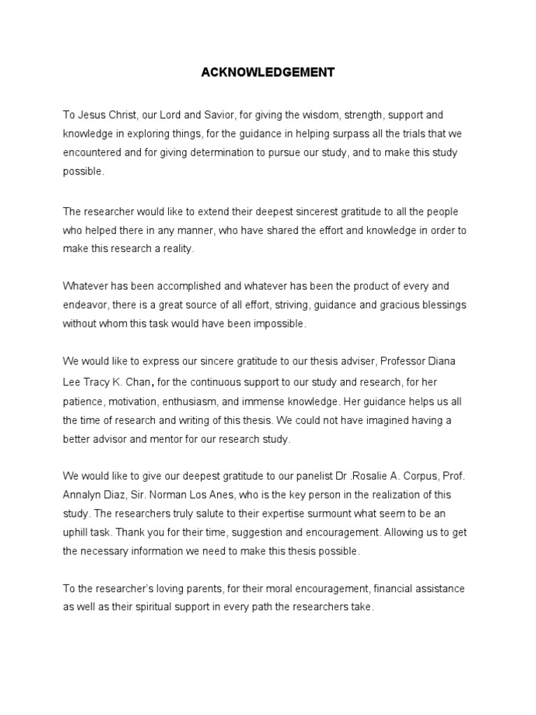 Acknowledgement N Dedication | PDF