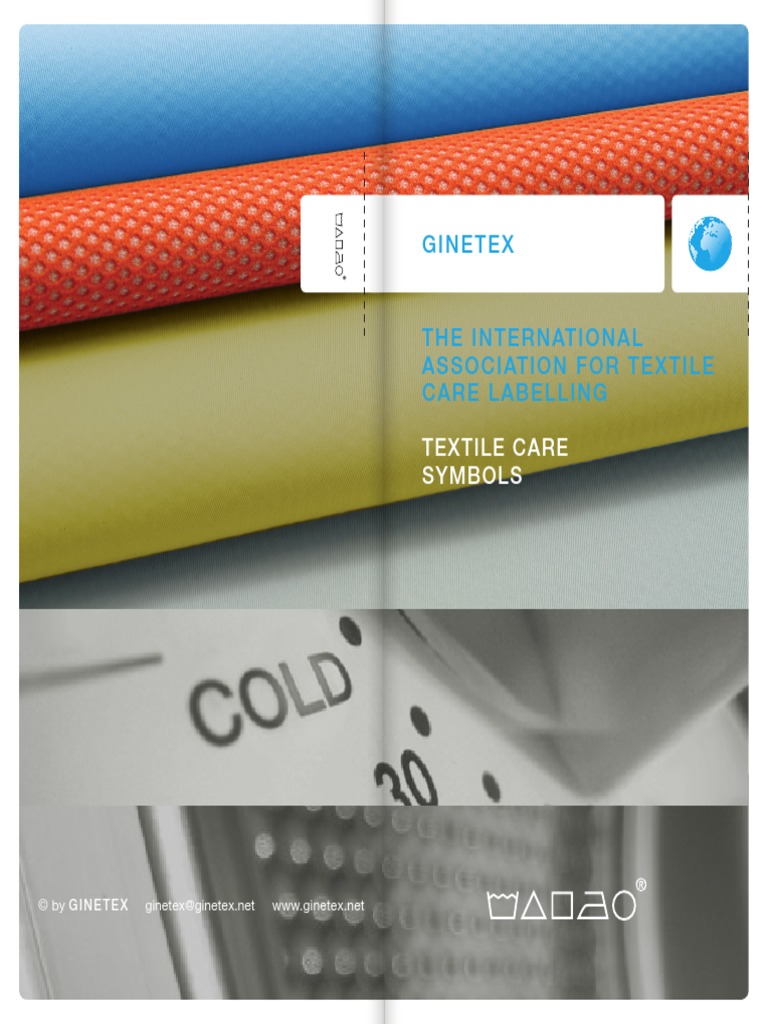 Ginetex: Textile Care Symbols | PDF | Laundry | Clothes Dryer