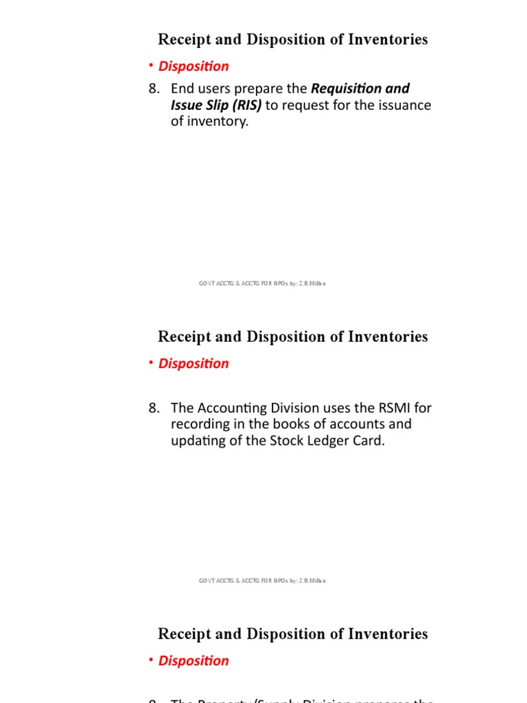 Report of Accountability For Accountable Forms | PDF