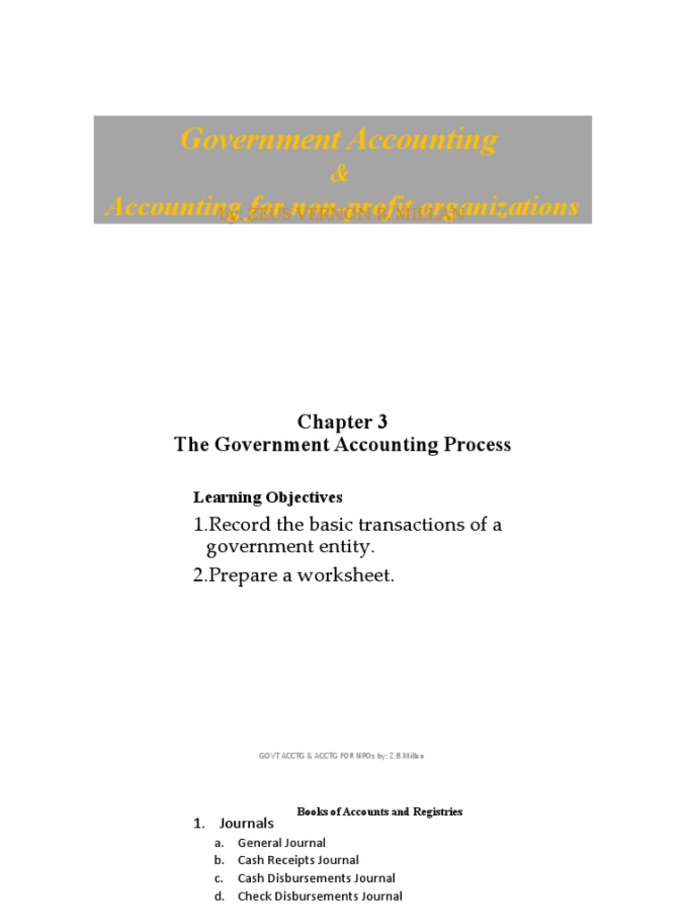 Government Accounting Basics Explained | PDF | Business | Finance ...