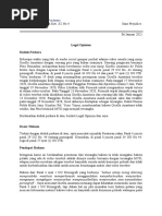 Contoh LEGAL OPINION | PDF
