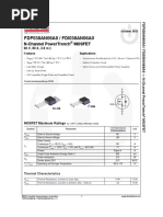 Fdp6030Bl/Fdb6030Bl: N-Channel Logic Level Powertrench Mosfet | PDF ...