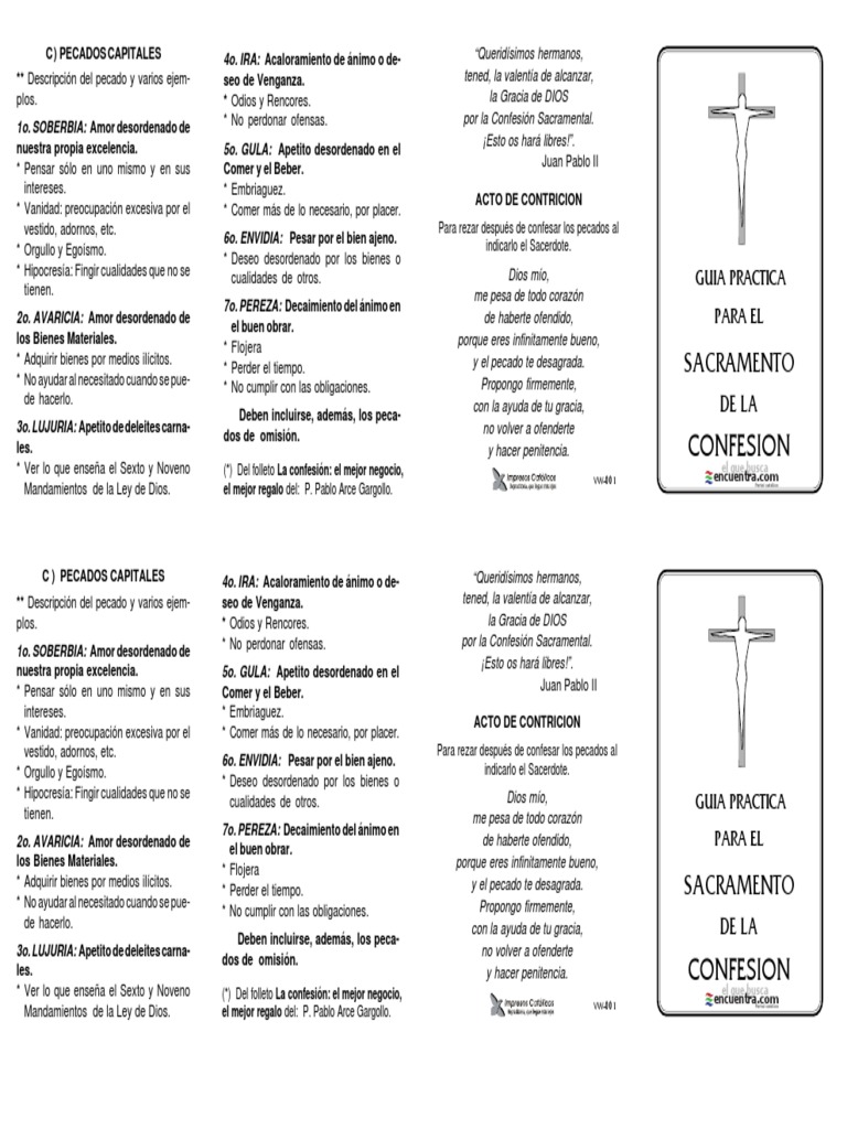 Guía Práctica para Confesarse - El Que Busca Encuentra | PDF ...