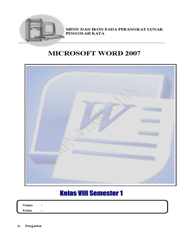 Tugas 2 S.D 9 (Ms. Word 2007) | PDF | Bisnis | Komputer