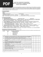 Survey Questionnaire - Health Care | PDF | Health Care | Questionnaire