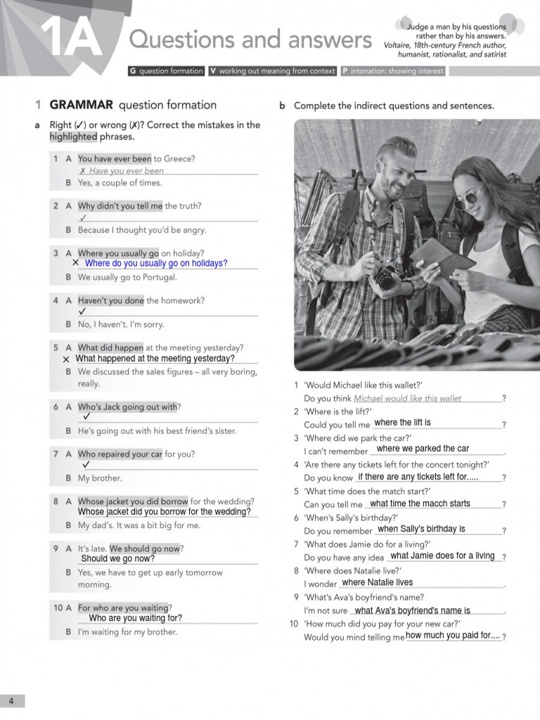 English File 4th Edition Upper Intermediate WB-5-12 | PDF