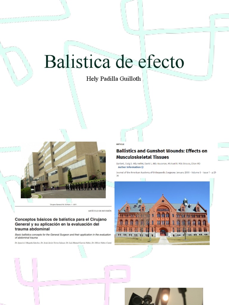 Balistica de Efecto | PDF