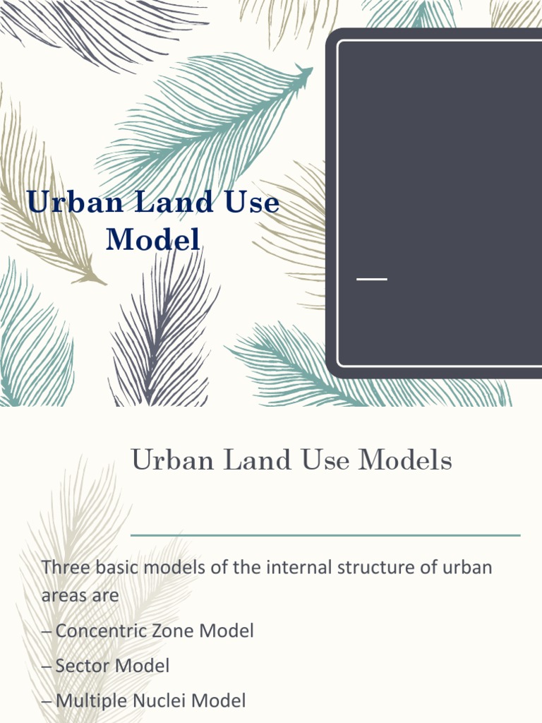 Urban Land Use Model | PDF | Suburb | Apartment