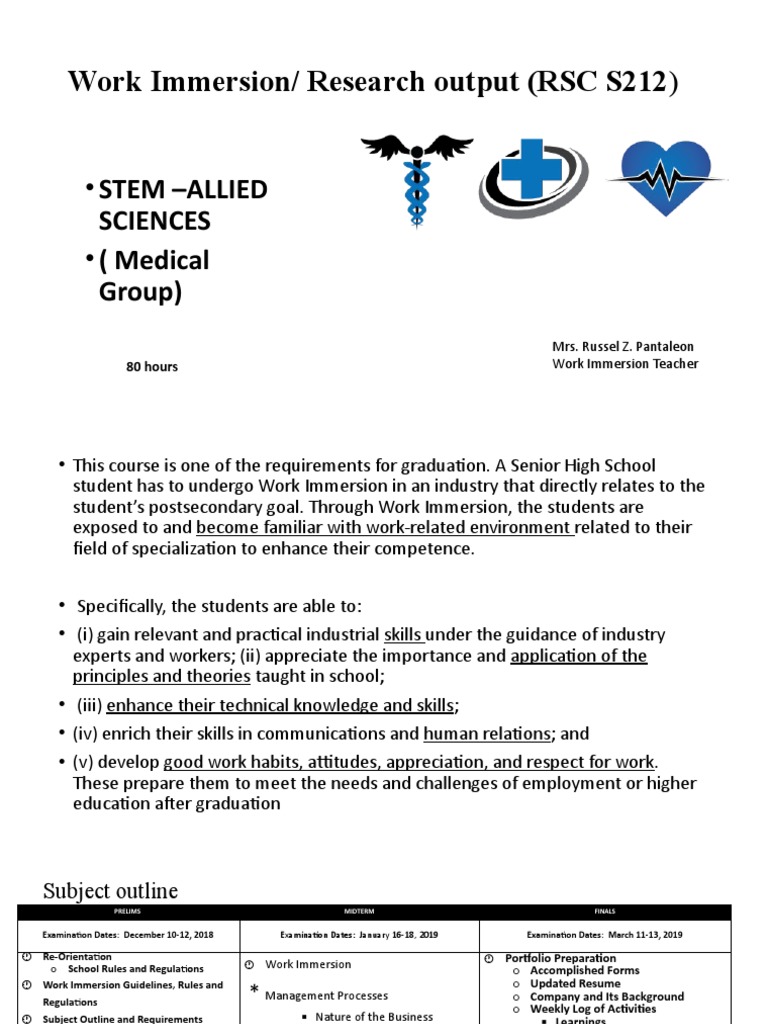 Work Immersion | PDF | Essays | Punctuation
