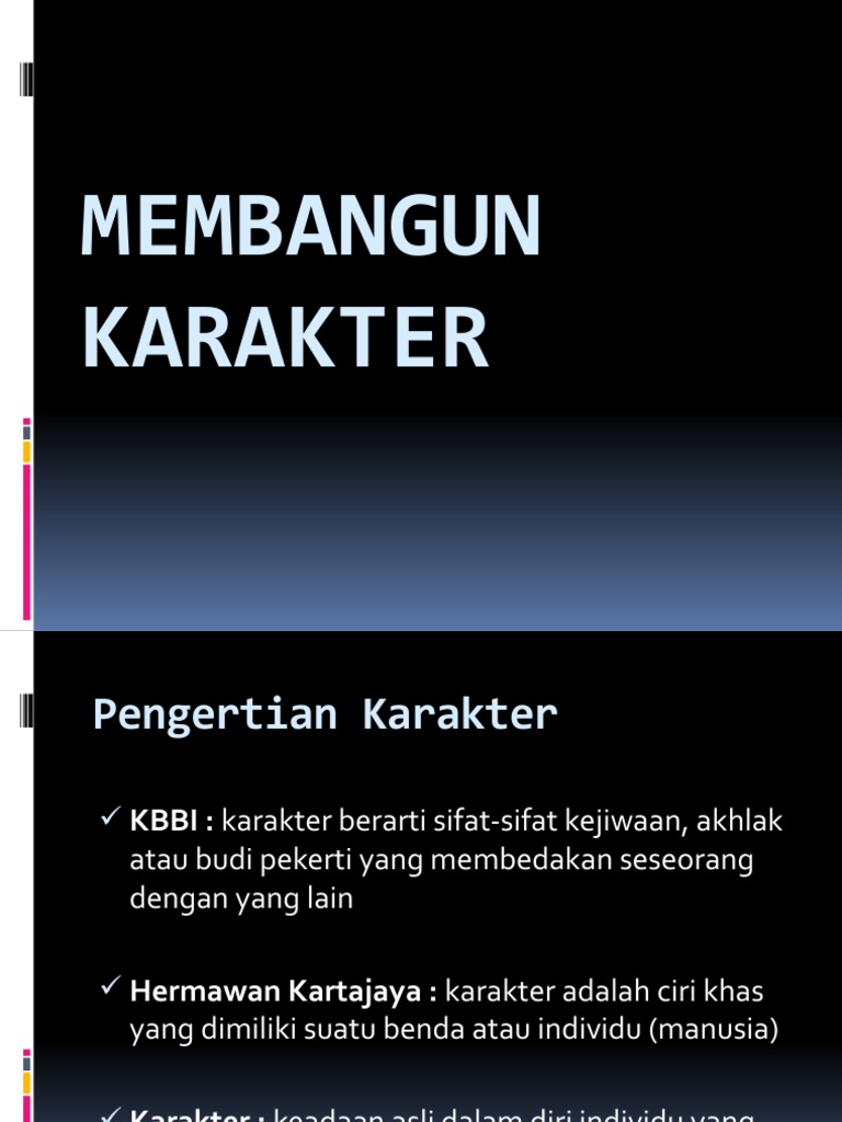 Membangun Karakter | PDF
