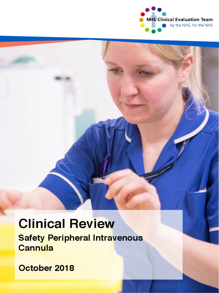 Nhs Clinical Evaluation Team Clinical Review Safety Peripheral ...