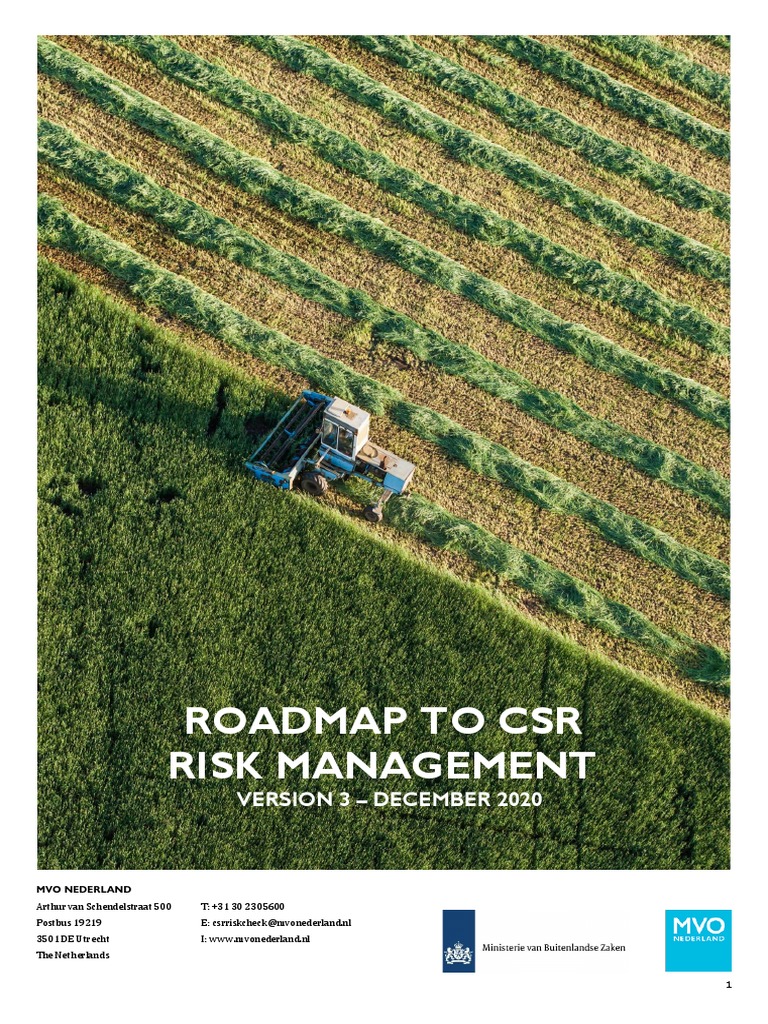 Roadmap CSR Risk Management V3 - 0 | PDF | Supply Chain | Corporate ...