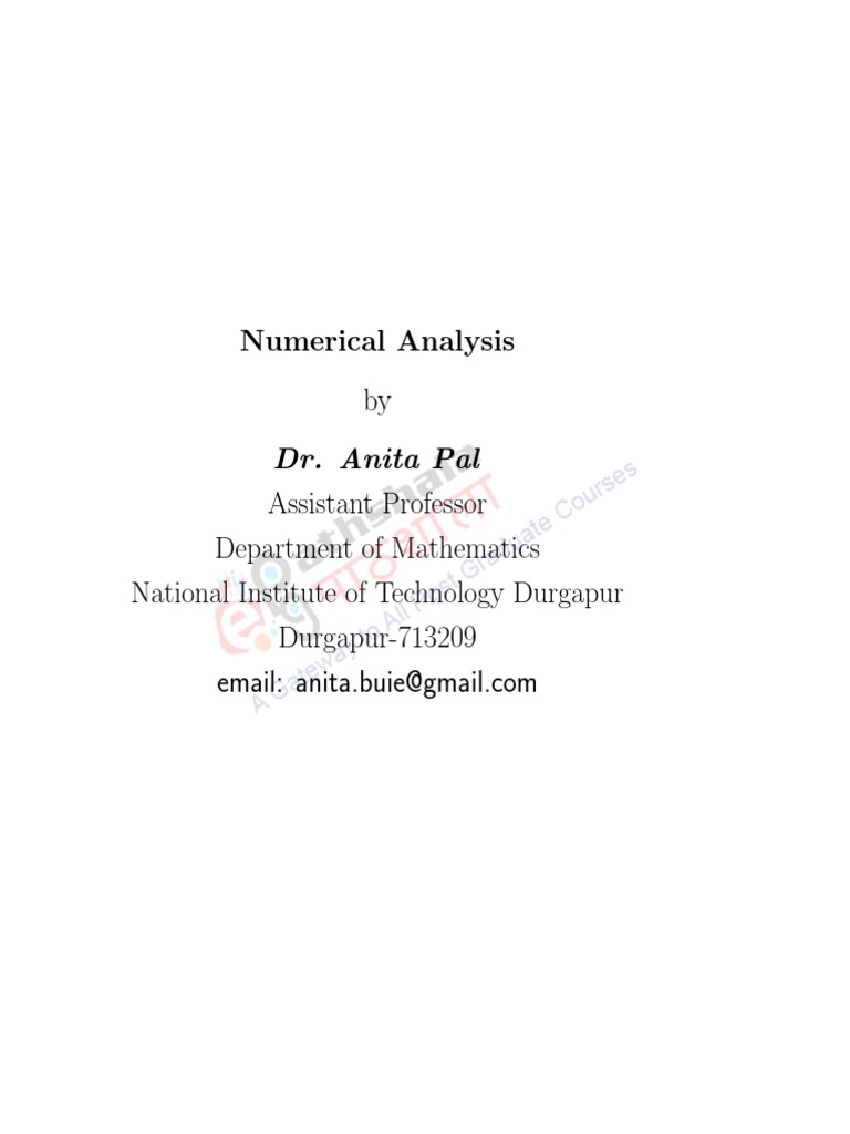 Numerical Methods Pdfs | PDF | Numbers | Numerical Analysis