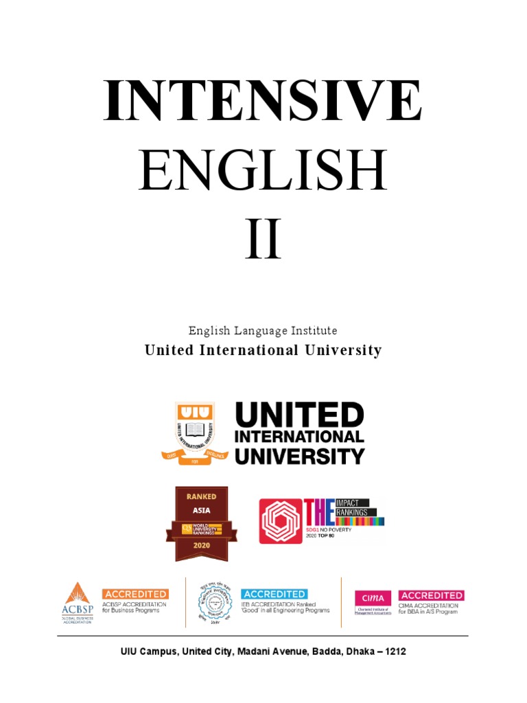 UIU Intensive English II Course Outline | PDF | Narration | Cognition