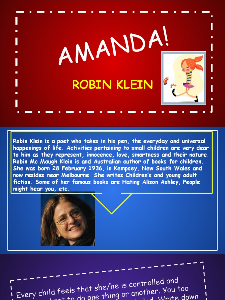 Amanda!: Robin Klein | PDF | Rapunzel | Rhyme