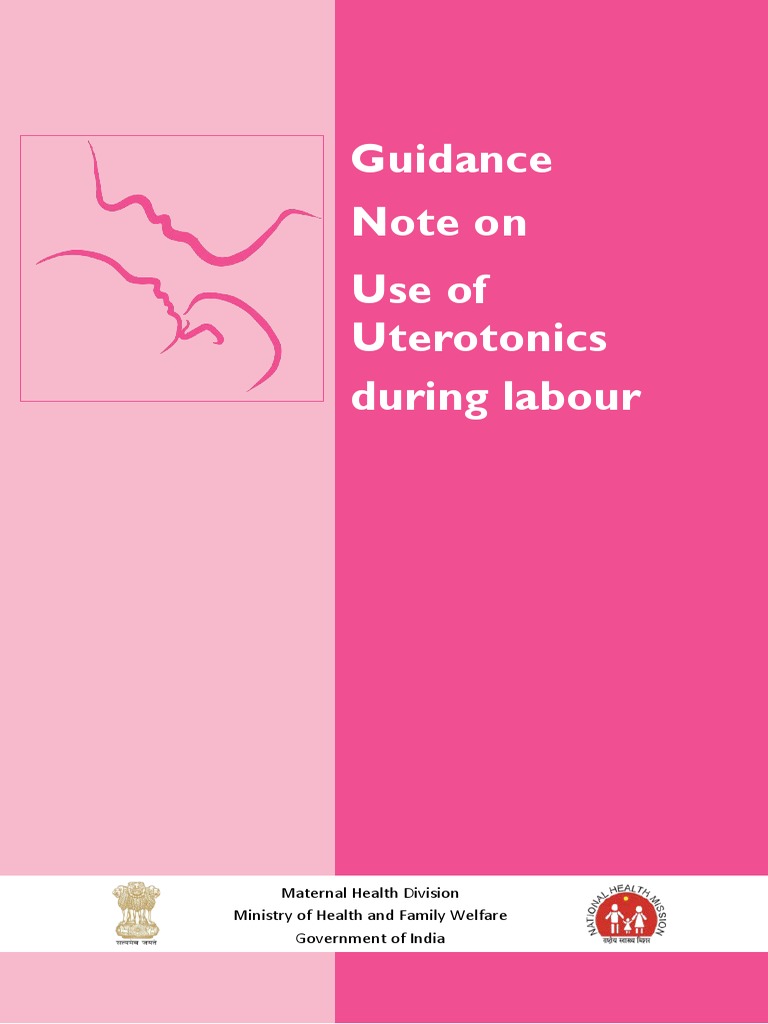 Uterotonics Guidelines for Labour Use | PDF | Childbirth | Human ...