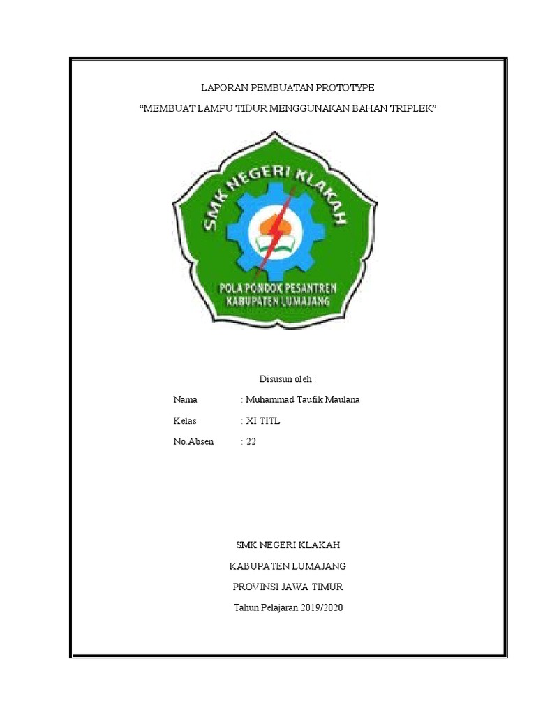 Laporan Pembuatan Prototype | PDF