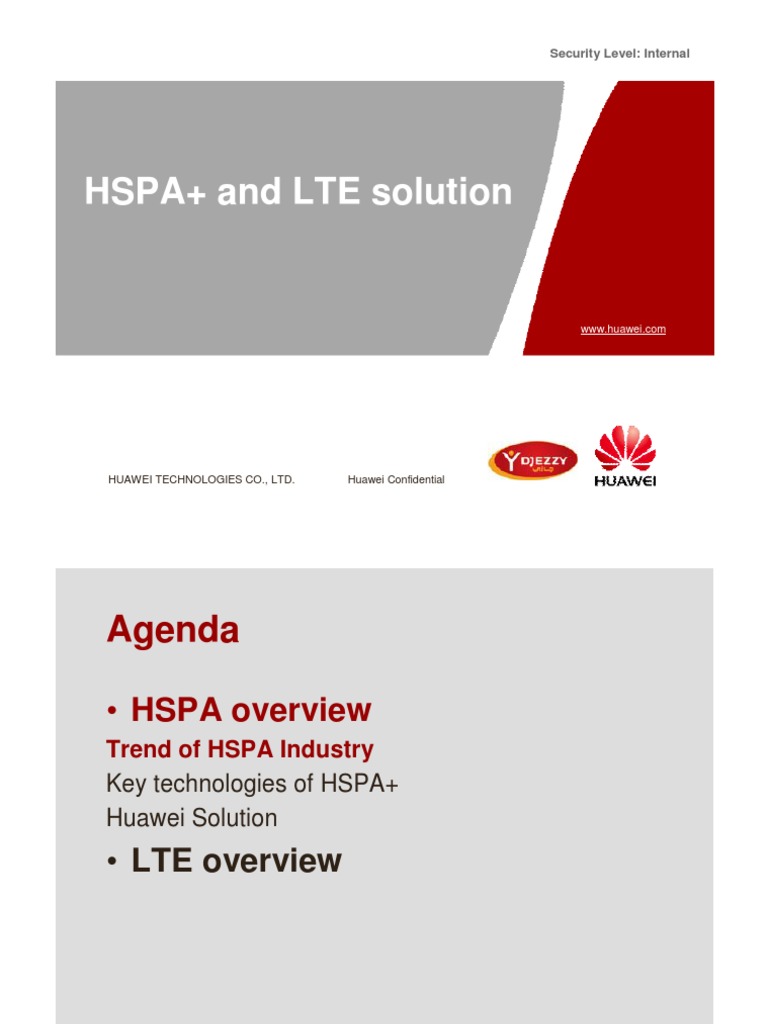 Huawei Hspa+ and Lte Solution | PDF | High Speed Packet Access | Lte ...