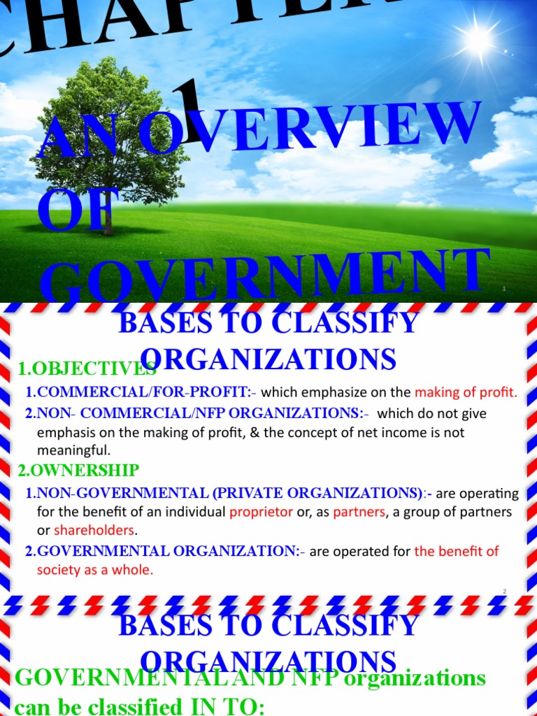 Govt & NFP Accounting - Ch1-1 | PDF | Fund Accounting | Nonprofit ...